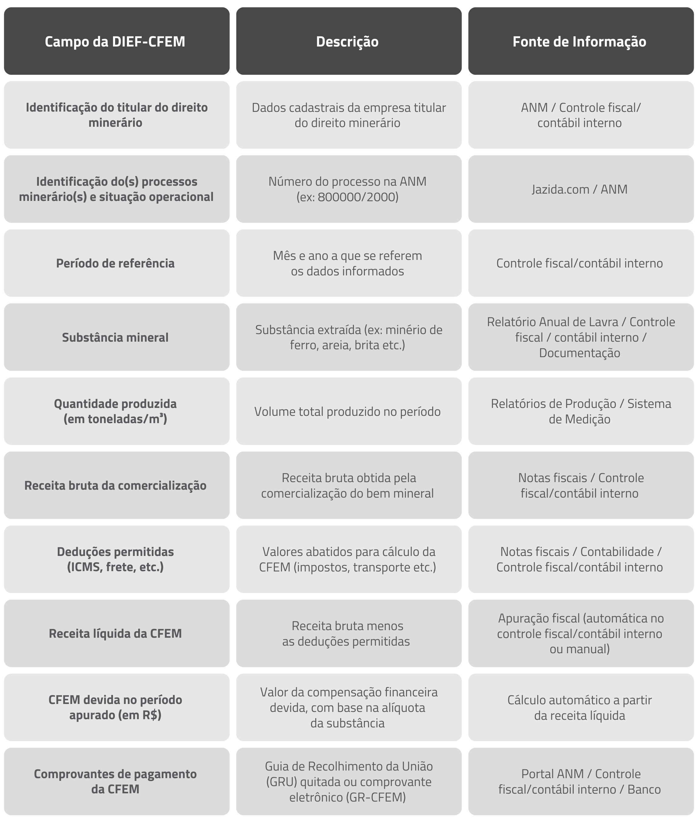 DIEF-CFEM 2025: o que é, como declarar corretamente e evitar multas da ANM